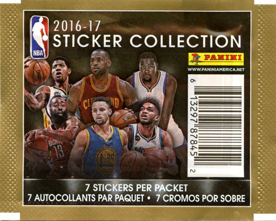 NBA Panini 2016-17 Basketball Sticker Collection Pack - ToyWiz