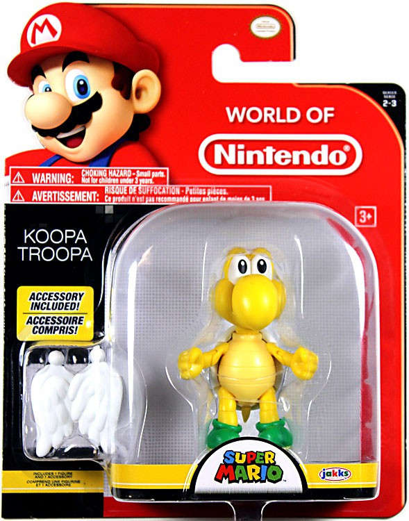 World of Nintendo Super Mario Koopa Troopa 4 Action Figure Jakks ...