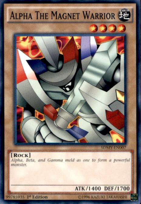 YuGiOh Yugi Muto Structure Deck Single Card Common Alpha The Magnet ...