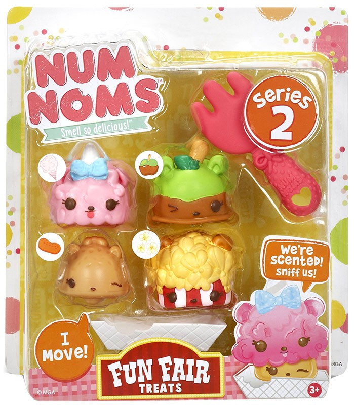 Num Noms Series 2 Fun Fair Treats Starter 4-Pack MGA Entertainment - ToyWiz