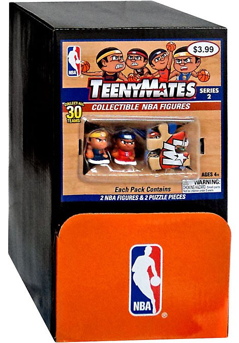 NBA TeenyMates Basketball Series 2 Dribblers Mystery Box 32 Packs Party ...