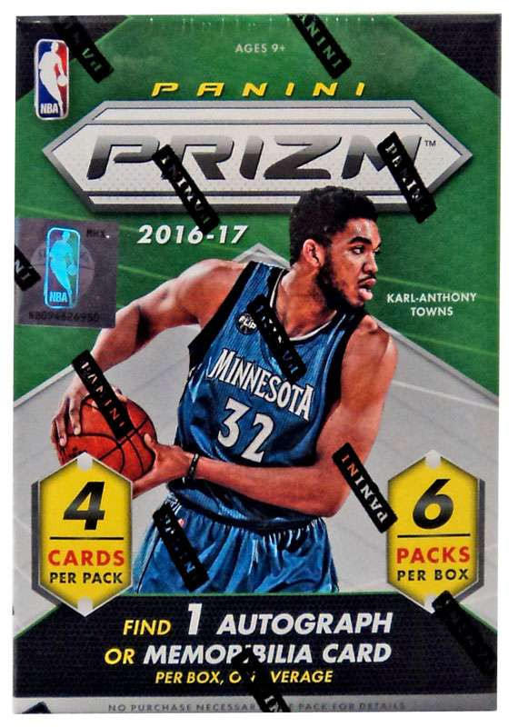 NBA Panini 2016-17 Prizm Basketball Trading Card BLASTER Box 6 Packs, 1 ...