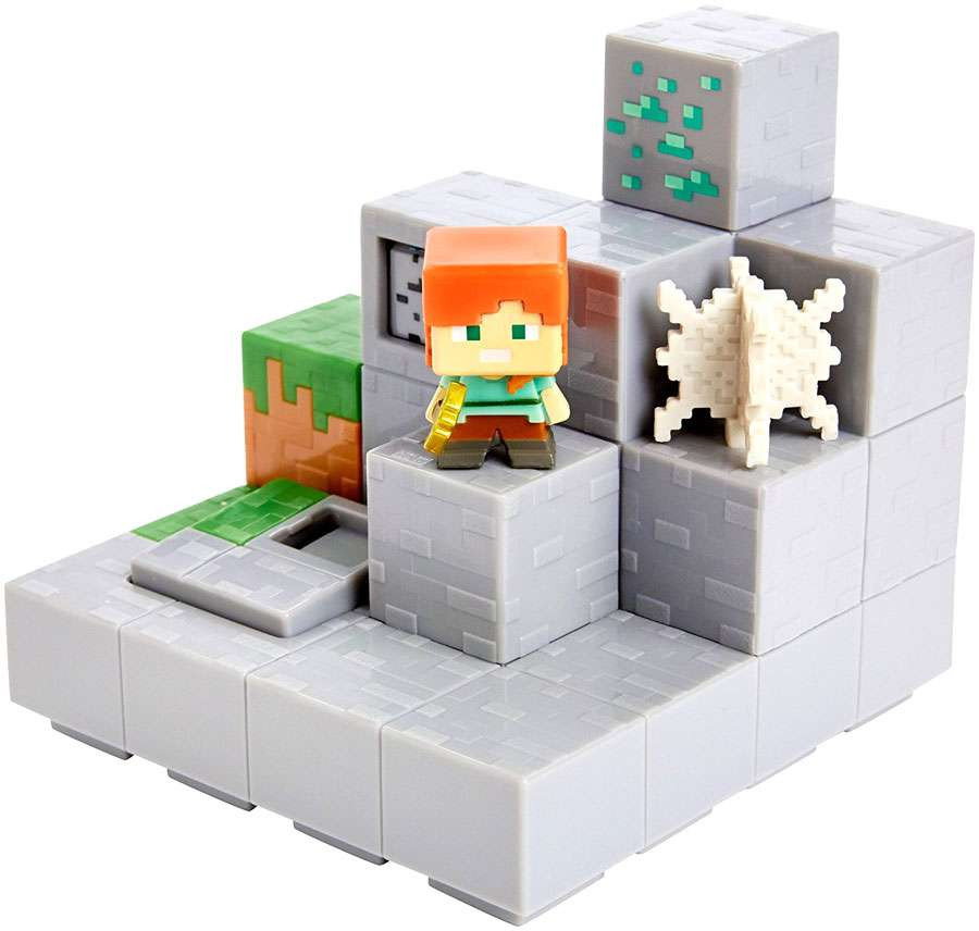 Minecraft Cave Biome Collection Mining Mountain Mini Figure Environment ...