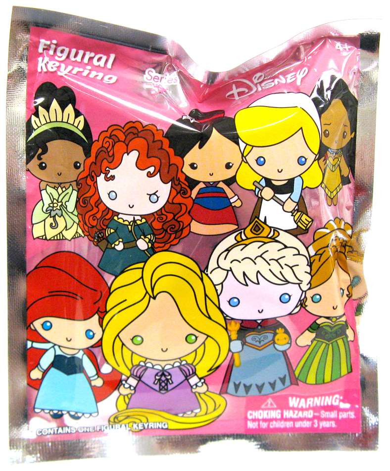 Disney 3D Figural Keyring Disney Series 7 Mystery Pack Monogram - ToyWiz