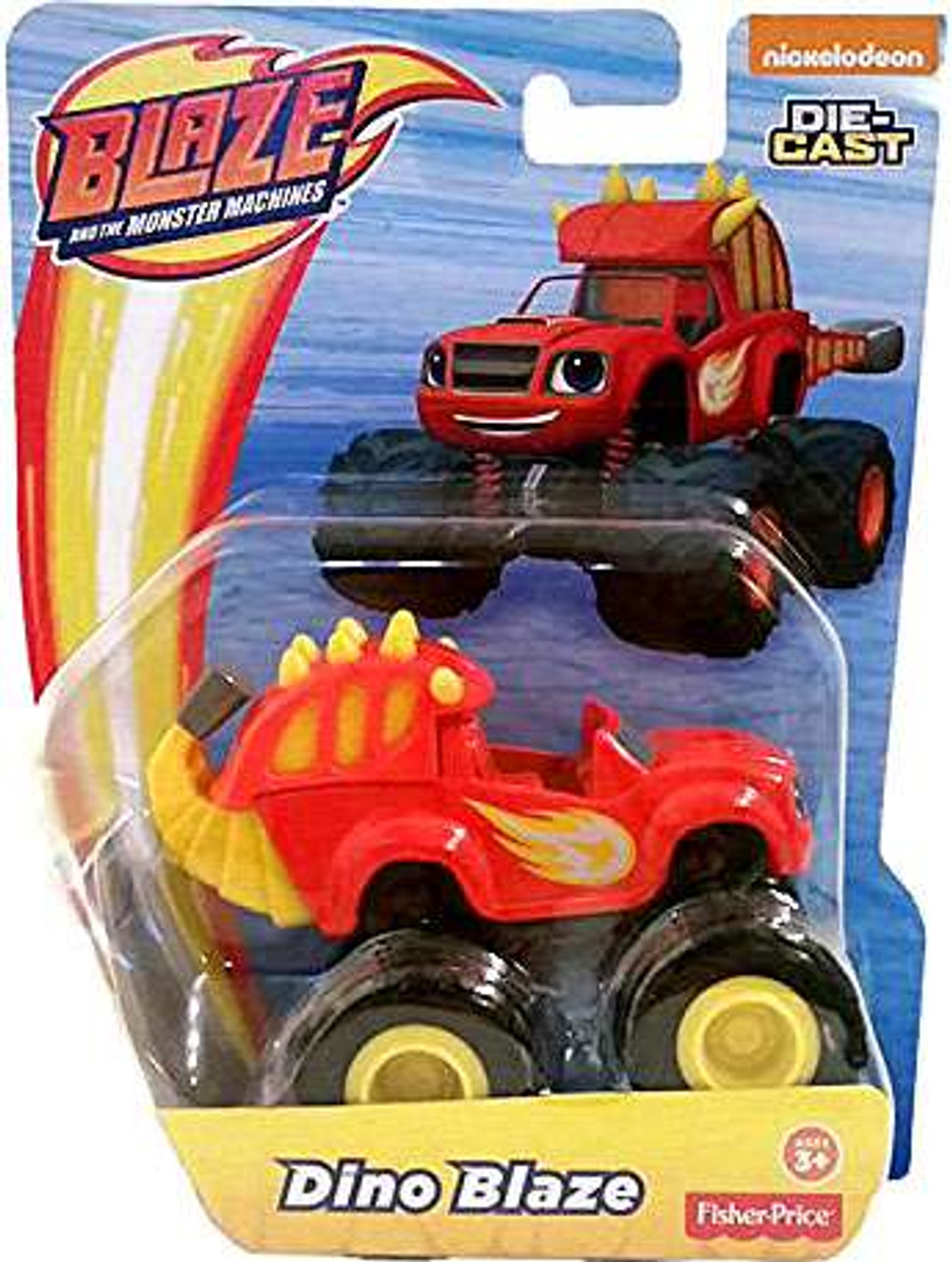 Fisher Price Blaze the Monster Machines Dino Blaze Diecast Car - ToyWiz