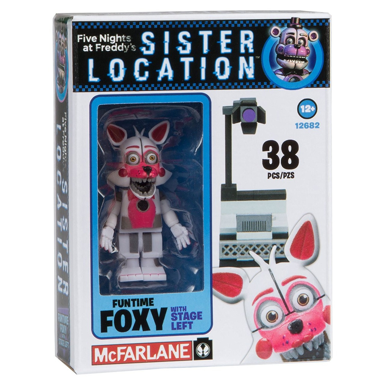 McFarlane Toys Five Nights at Freddys Sister Location Funtime Foxy with ...