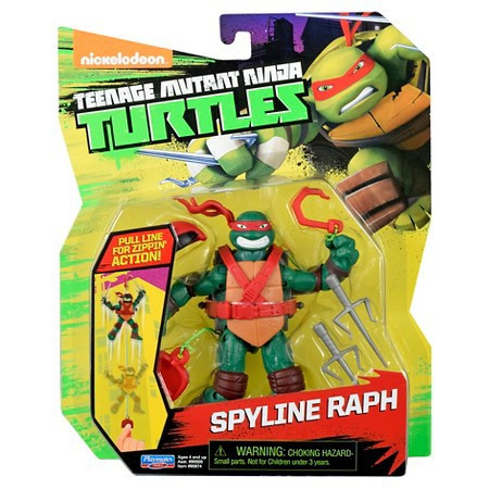 Teenage Mutant Ninja Turtles Nickelodeon Spyline Raph Action Figure ...
