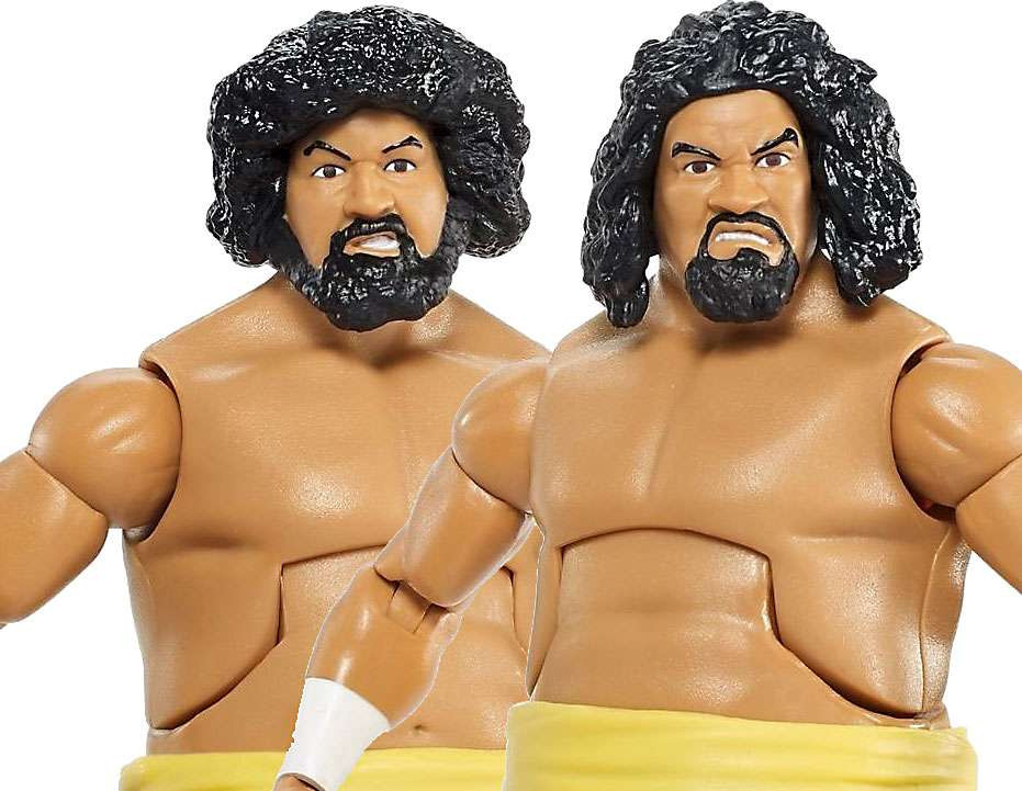 WWE Wrestling Battle Pack Hall of Fame Wild Samoans 6 Action Figure 2 ...
