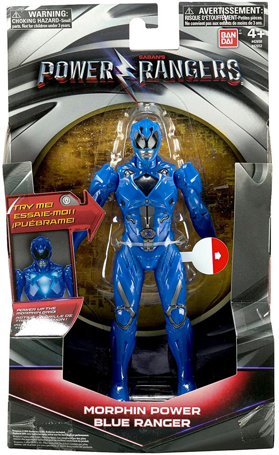 Power Rangers Movie Morphin Grid Blue Ranger 7 Action Figure Bandai ...