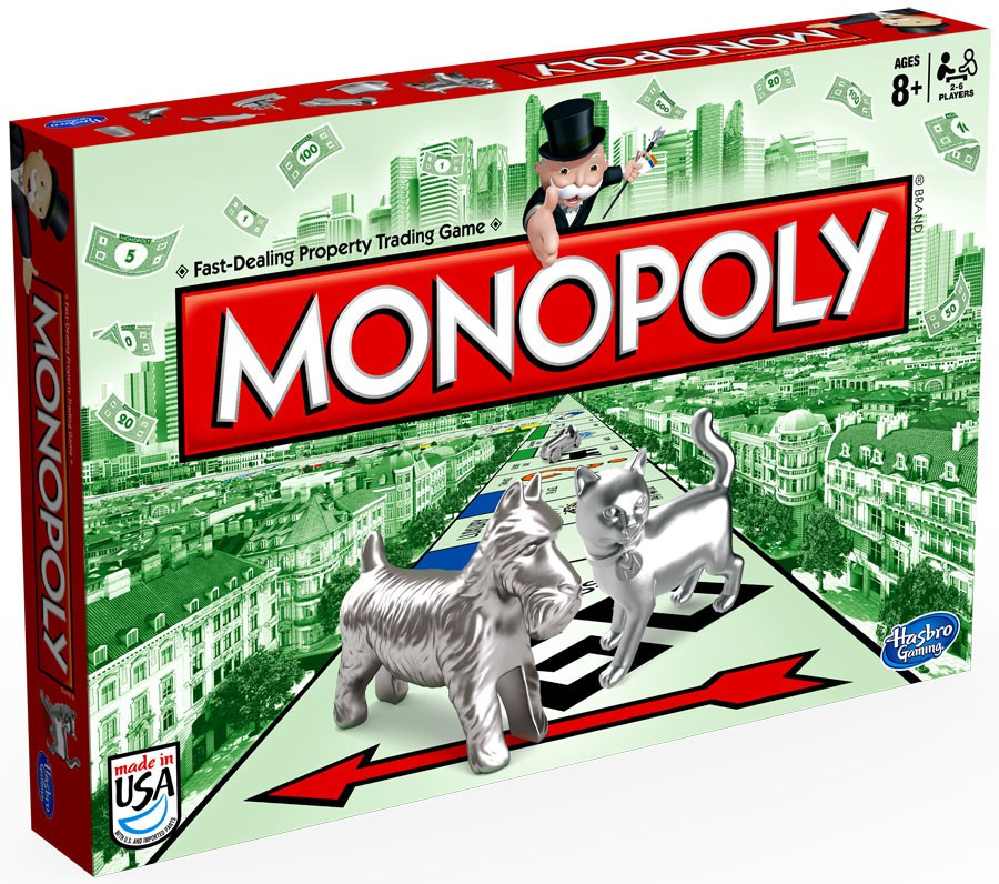 Monopoly Monopoly Board Game with Cat Hasbro Toys - ToyWiz