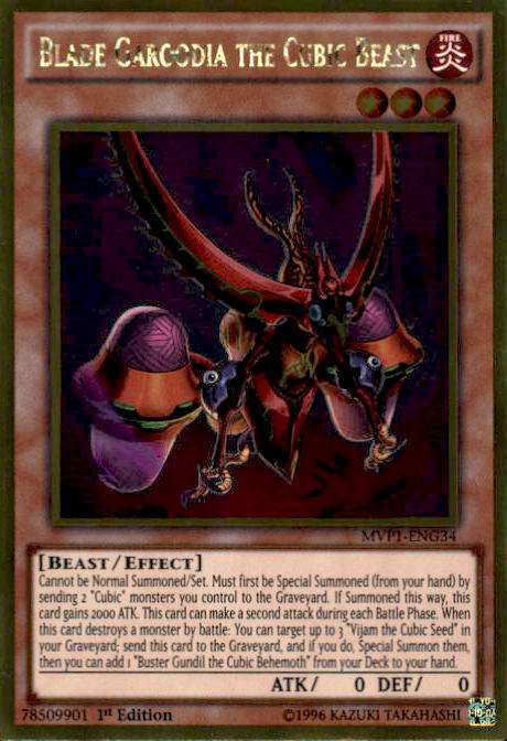 YuGiOh Dark Side of Dimensions Gold Edition Single Card Gold Rare Blade ...