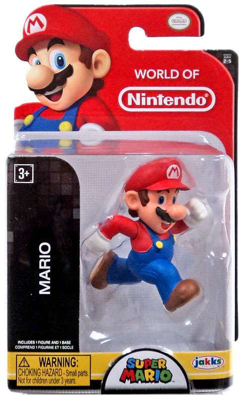 World of Nintendo Super Mario Mario 2.5 Mini Figure Running Jakks ...