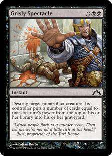 Magic The Gathering Gatecrash Single Card Common Grisly Spectacle 66 ...