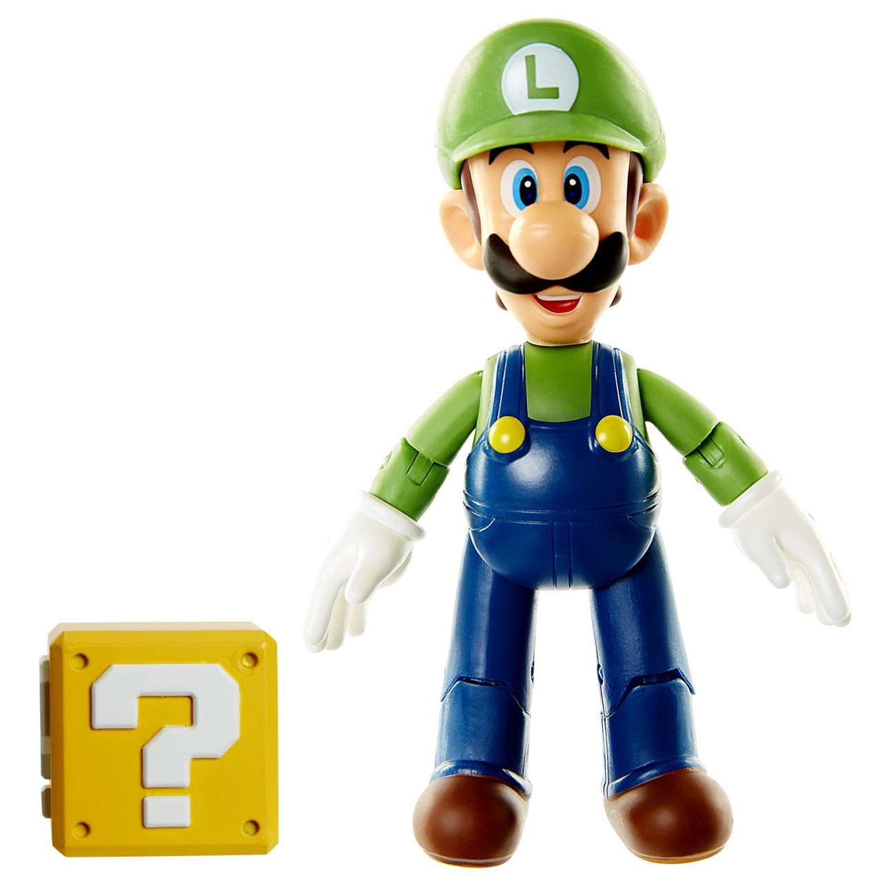World Of Nintendo Luigi 4 Action Figure Open Hands Version Jakks