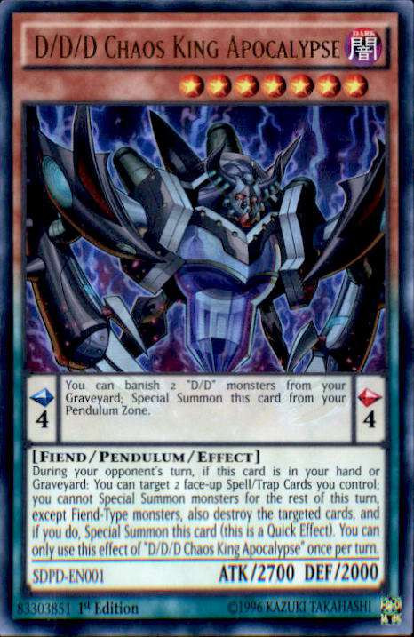 YuGiOh Pendulum Domination Structure Deck Single Card Ultra Rare DDD ...