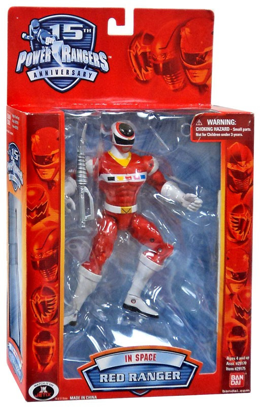 Power Rangers In Space Red Ranger Action Figure 15th Anniversary ...