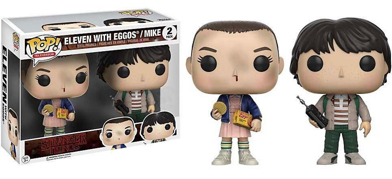 Funko Stranger Things Pop Tv Eleven With Eggos Mike Exclusive Vinyl
