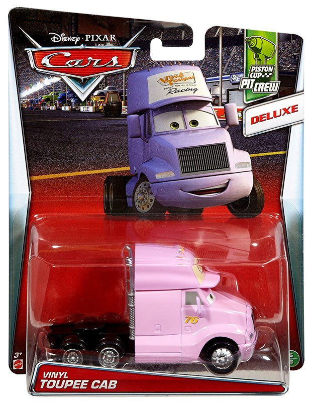 Disney Pixar Cars Cars Piston Cup Pit Crew Vinyl Toupee Cab 155 Deluxe ...