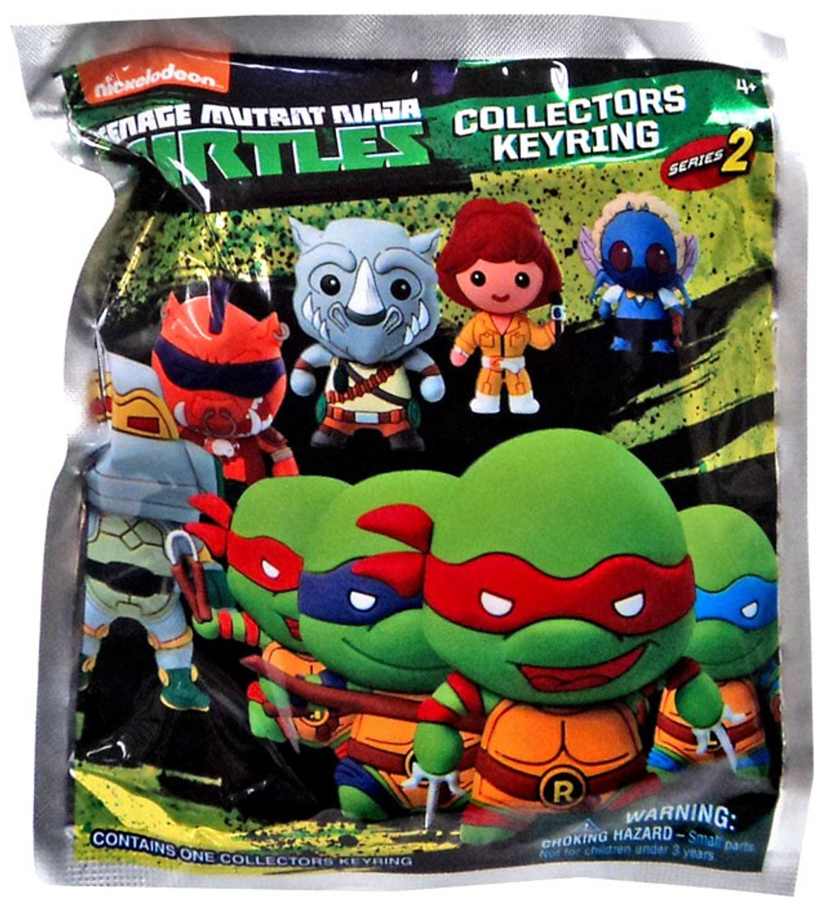 Teenage Mutant Ninja Turtles 3D Figural Keyring TMNT Series 2 Mystery ...