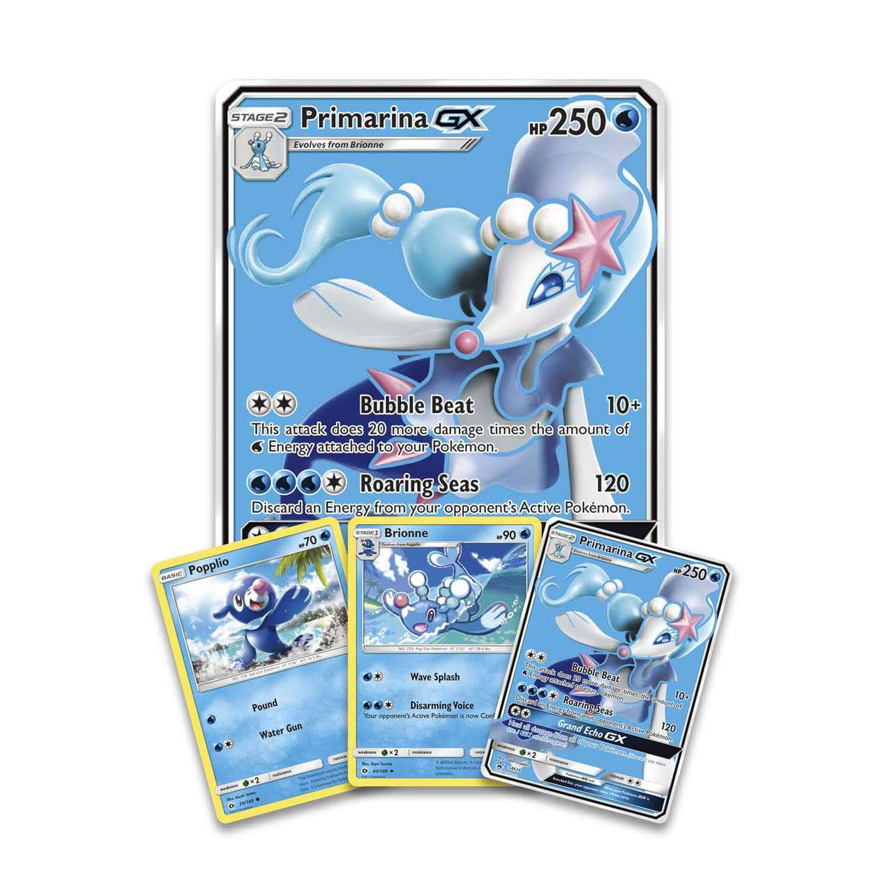 Pokemon Trading Card Game Sun Moon Primarina-GX Premium Collection 6 ...