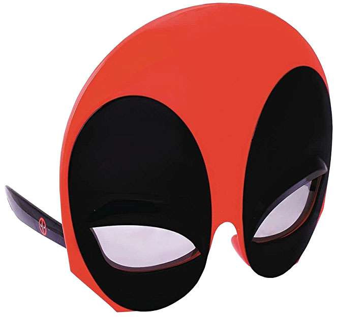 Marvel Deadpool Character Shades Deadpool Sunglasses H2W - ToyWiz