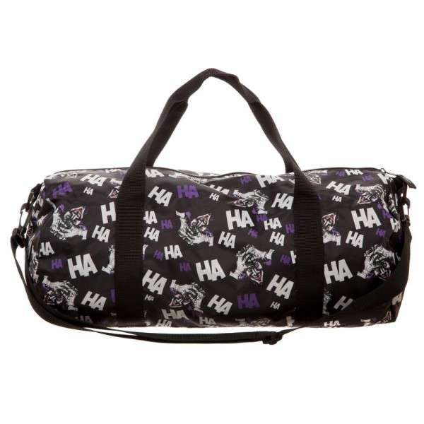 DC Batman Joker Packable Duffle Bag Apparel Bioworld - ToyWiz
