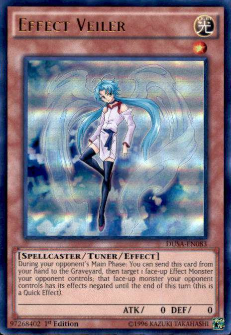 YuGiOh Duelist Saga Single Card Ultra Rare Effect Veiler DUSA-EN083 ...