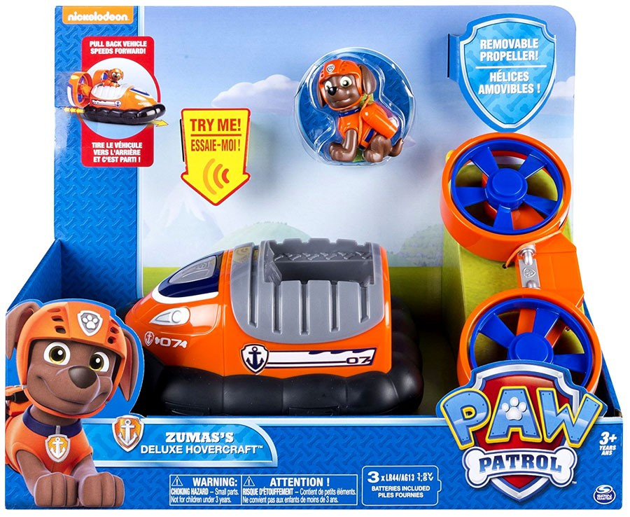 Paw Patrol Mission Paw Zumas Deluxe Hovercraft Vehicle Spin Master - ToyWiz