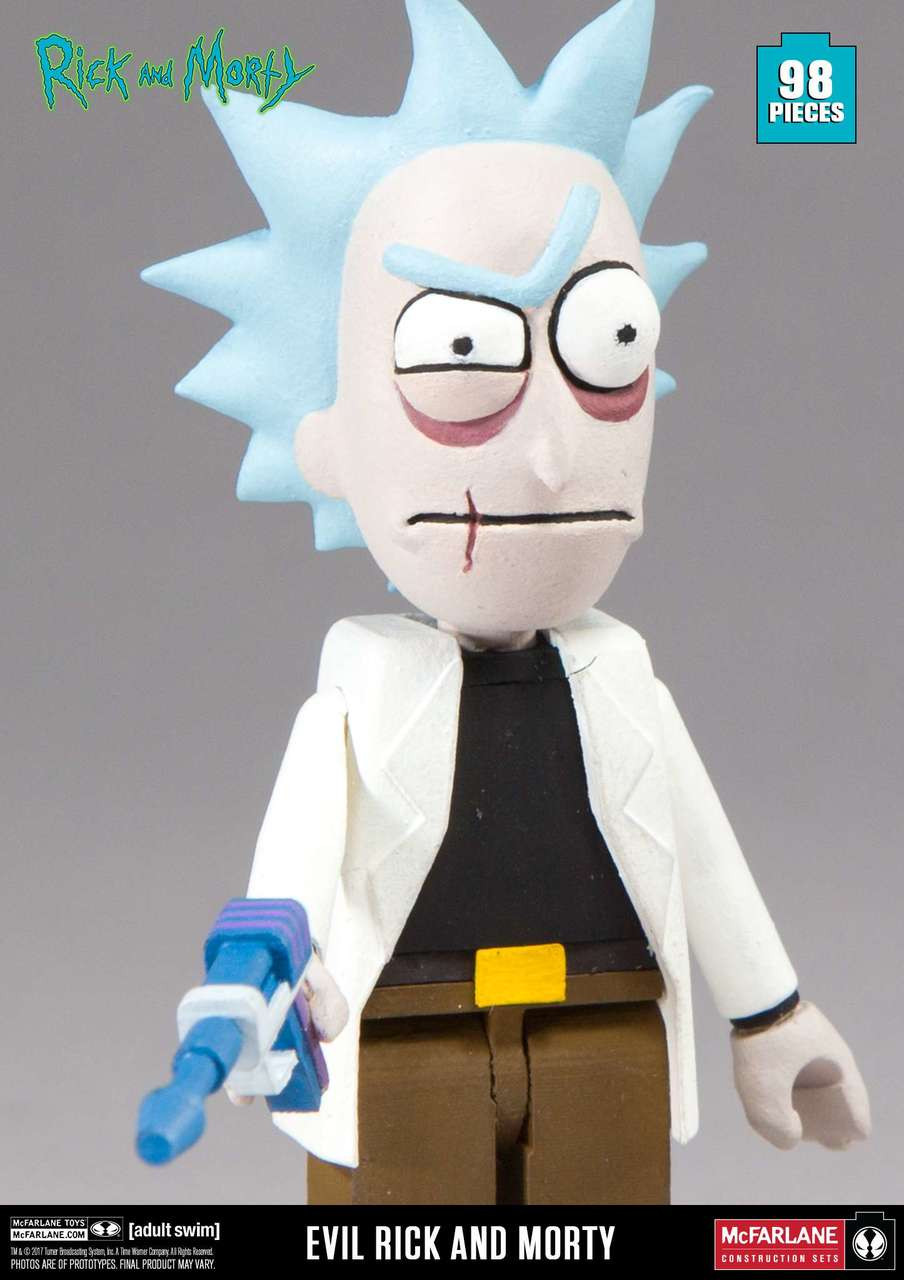 McFarlane Toys Rick Morty Evil Rick Morty Small Construction Set - ToyWiz