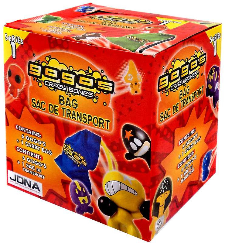 Crazy Bones Gogos Series 1 Box 10 Packs Magic Box Int. - ToyWiz