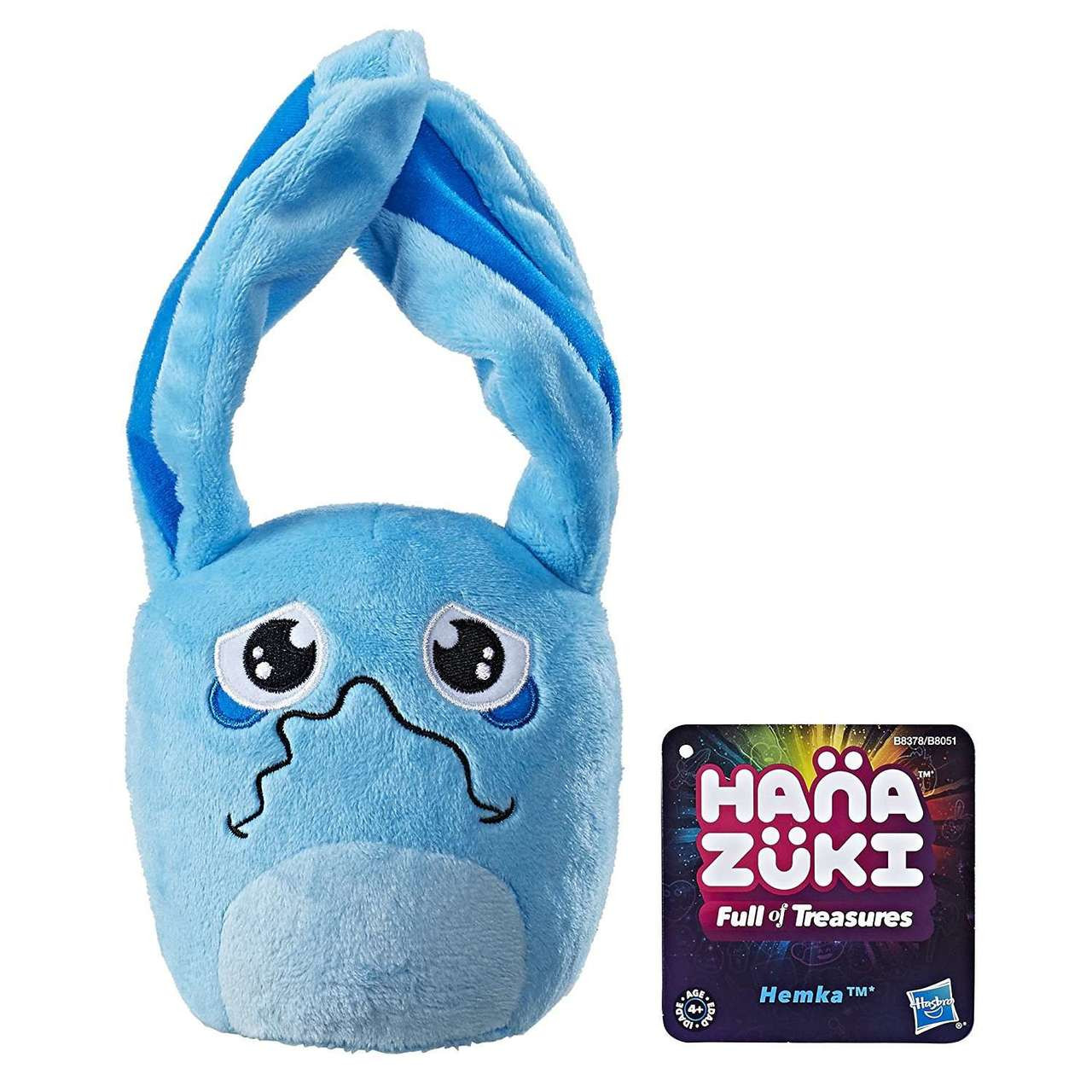 Hanazuki Full of Treasures Blue Sad Hemka Plush Hasbro Toys - ToyWiz