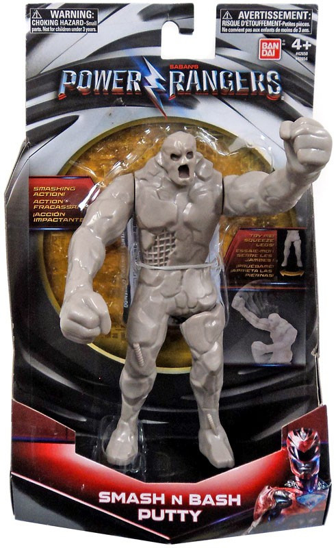Power Rangers Movie Smash N Bash Putty 7 Action Figure Bandai America ...