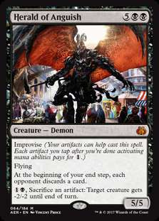 Magic The Gathering Aether Revolt Single Card Mythic Rare Herald of ...