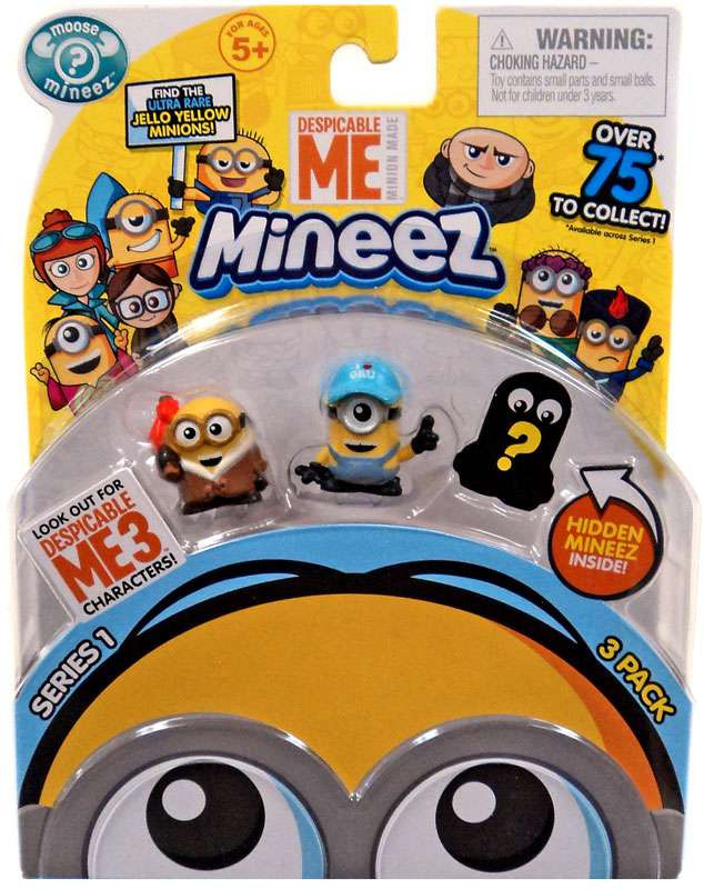 Despicable Me Minions Mineez Series 1 Bored Silly Bob Boss Man Mel Mini ...