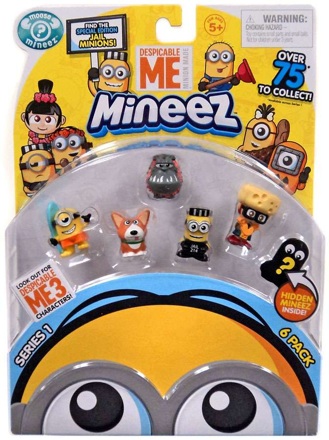 Despicable Me Minions Mineez Series 1 Surfs Up Minion, Yard Dog, Luau ...