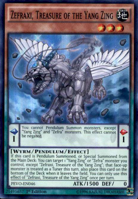 YuGiOh Pendulum Evolution Single Card Super Rare Zefraxi, Treasure of ...