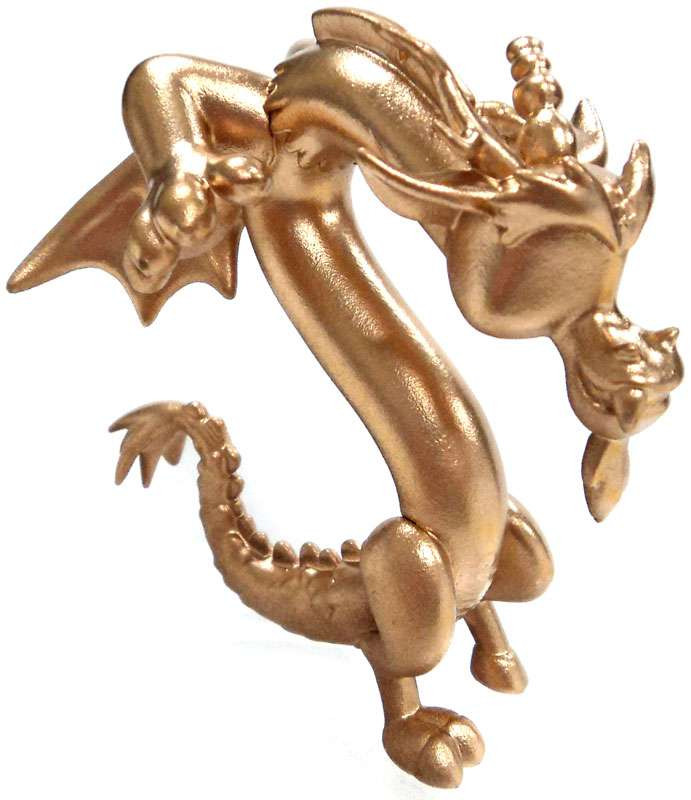 My Little Pony Friendship is Magic Custom Gold Discord 3 Vinyl Figure ...