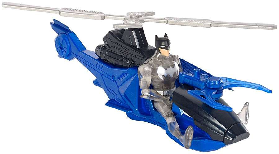 Justice League Action JLA Batman Batcopter 4.5 Figure Vehicle Mattel ...