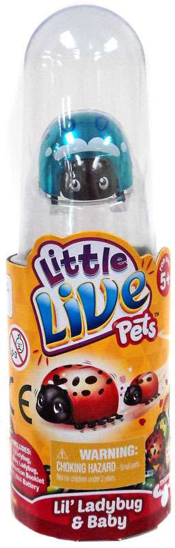 Little Live Pets Lil Ladybug Baby Blue Clouds Figure Moose Toys - ToyWiz