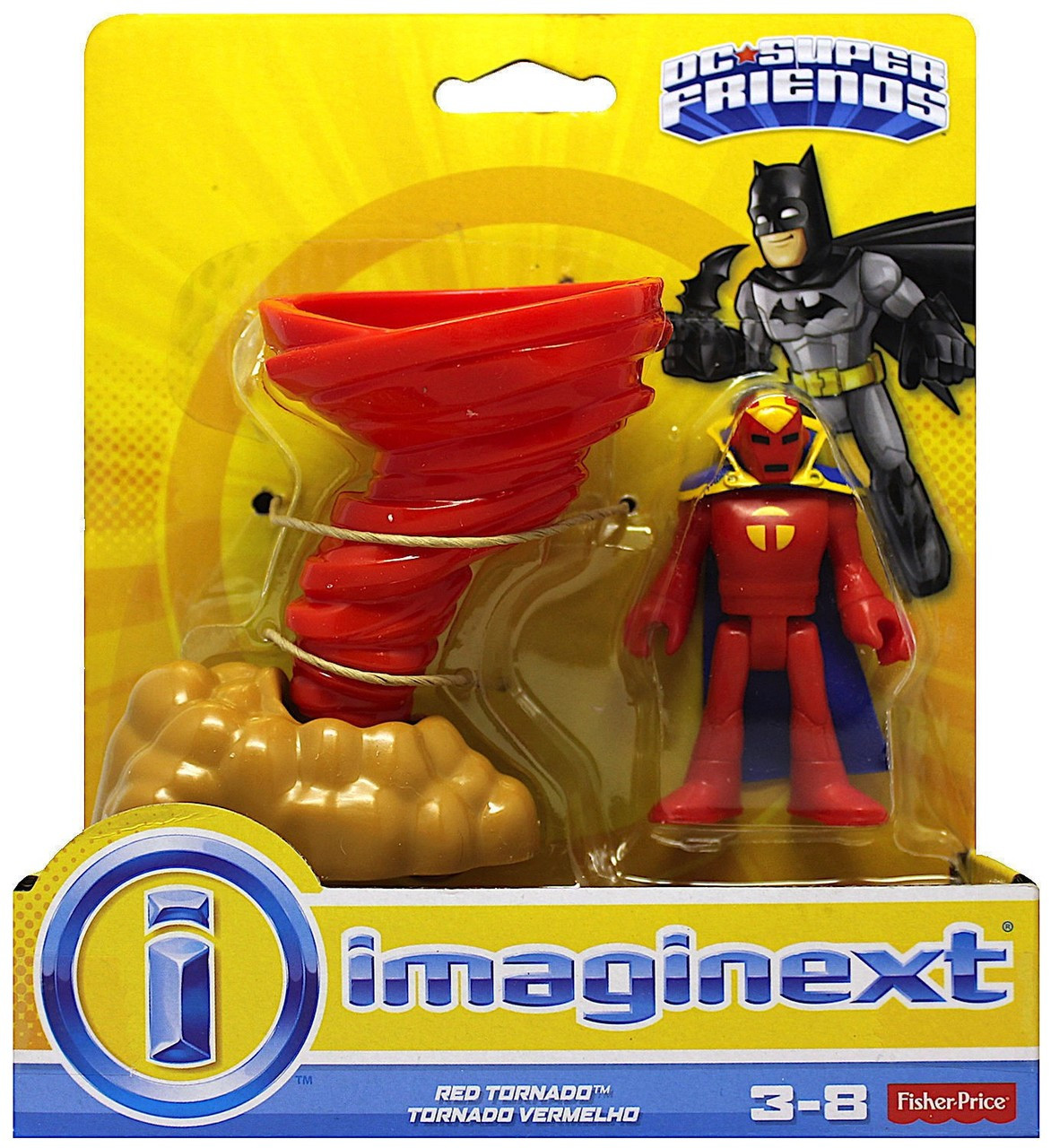 Fisher Price DC Super Friends Imaginext Red Tornado Action Figure - ToyWiz