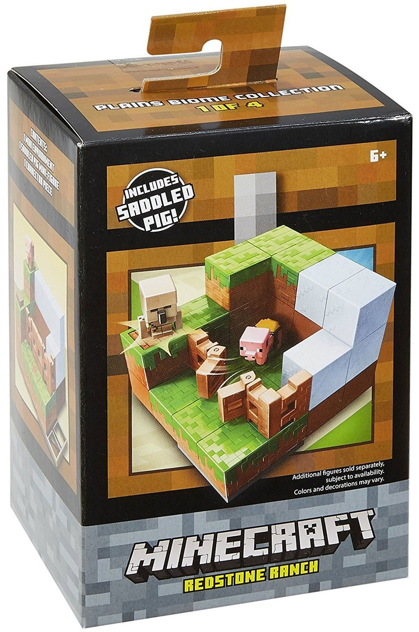 Minecraft Plains Biome Collection Redstone Ranch Mini Figure ...