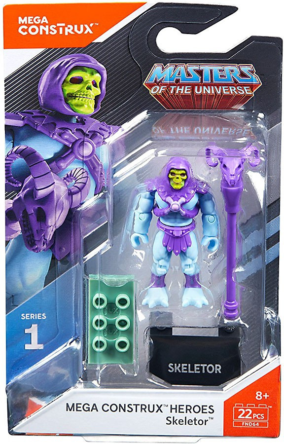 Mega Construx Masters of the Universe Heroes Series 1 Skeletor Mini ...