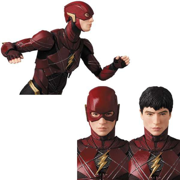 DC Justice League MAFEX The Flash 6 Action Figure 058 Justice League ...