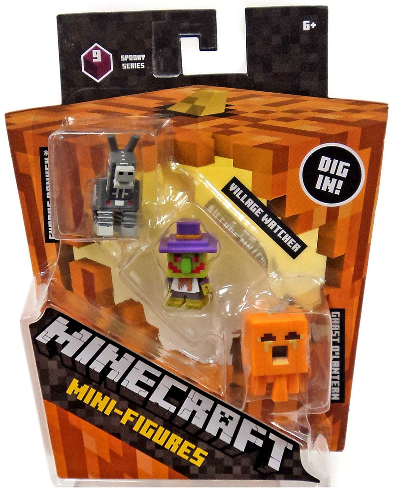 Minecraft Spooky Halloween Series 9 Village Watcher, Pumpkin Ghast ...