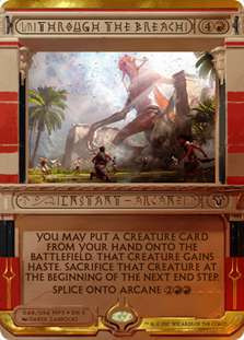 Magic The Gathering Masterpiece Single Card Through the Breach 49 ...