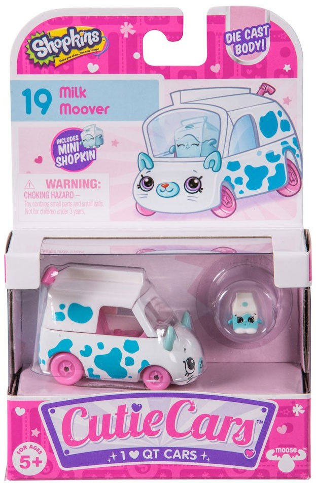 Shopkins Cutie Cars Milk Moover Figure Pack 19 Moose Toys - ToyWiz