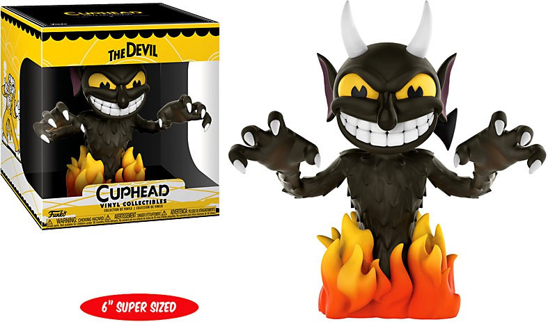 Funko Cuphead Funko Games The Devil 6 Vinyl Figure Super-Sized - ToyWiz