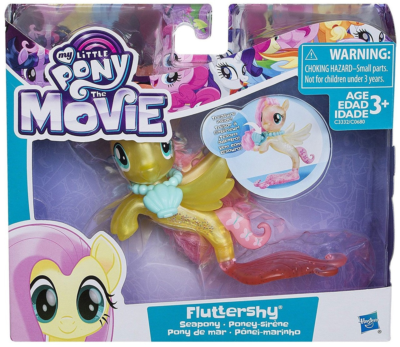 My Little Pony The Movie Fluttershy Seapony Figure Hasbro Toys - ToyWiz
