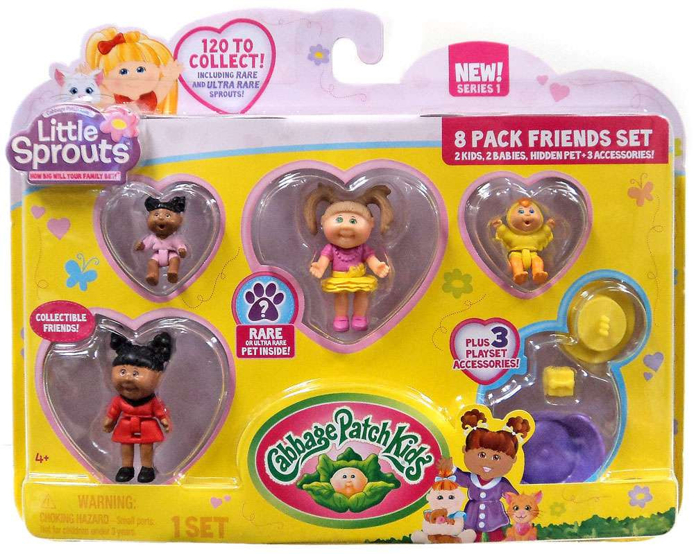Cabbage Patch Kids Little Sprouts Paula Jean Mini Figure 8-Pack Wicked ...