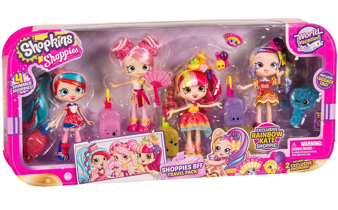 Shopkins Shoppies Season 8 World Vacation BFF Travel Pack Exclusive Shopkins Shoppies Season 8 World Vacation BFF Travel Pack Exclusive